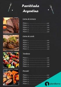 PLANTILLAS DE MENU Gratis y 100% Editables en Word