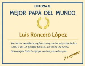 DIPLOMAS AL MEJOR NOVIO Descarga e imprime GRATIS