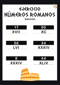LOS NÚMEROS ROMANOS Apréndelos con fichas y ejercicios en PDF Gratis