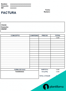 Plantilla de FACTURA en Word y PDF GRATIS [con Explicación]