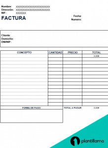 Plantilla de FACTURA en Word y PDF GRATIS [con Explicación]