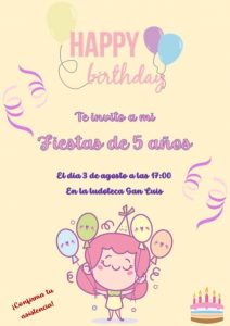 INVITACIONES de Cumpleaños infantil [Plantillas Gratis]