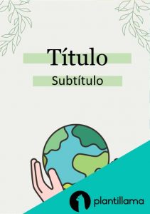 PORTADAS de ECOLOGÍA Fondos Gratis [Word]