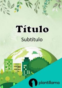 PORTADAS de ECOLOGÍA Fondos Gratis [Word]