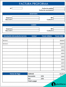 Plantilla de FACTURA en Word y PDF GRATIS [con Explicación]