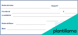 FORMATO DE CHEQUE En Word y PDF [Gratis]