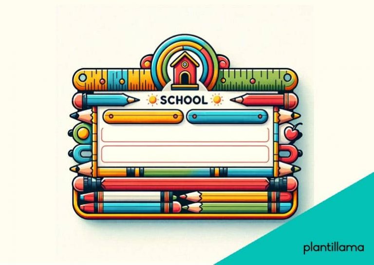 GAFETE ESCOLAR Imprimir Gratis [PDF]